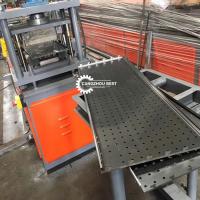 China Supermarket Storage Shelf Metal Plc Roll Forming Making Machine For Panel for sale