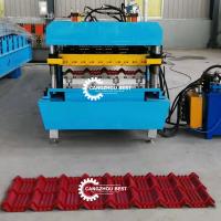 China Deep Rib Ppgi Roof Tile Forming Machine 380v 50hz for sale