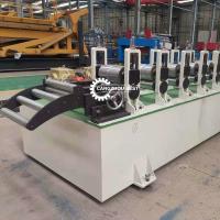 China Galvanized Pu Foam 1.2mm Shutter Door Roll Forming Machine for sale