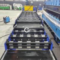 China 3ph Delta Roof Tile Roll Forming Machine Double Chain Transmission for sale