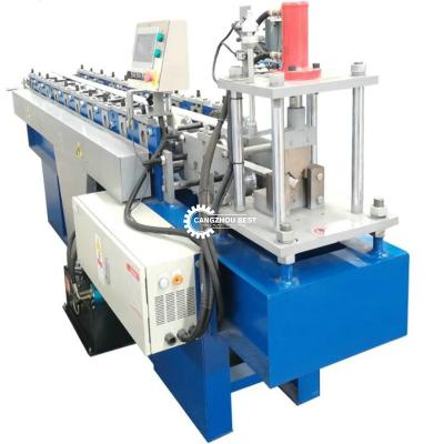 China Drywall Stud Angle 0.25mm Galvanized Roll Forming Machine L/V Shape Corner Bead for sale