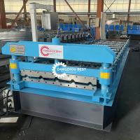 China Box Profile Ibr PPGI Color Steel Roofing Sheet Making Machine for sale