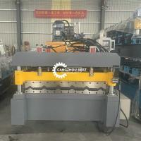 China Prepainted Color Steel Brick Delta Roof Tile Roll Forming Machine Automatic for sale