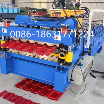 China Metal Double Layer Theatres Roofing Sheet Roll Forming Machine for sale
