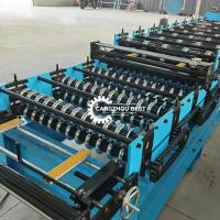 China 0.3-0.8mm Gymnasiums Roofing Sheet Roll Forming Machine for sale