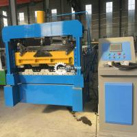 China Plc Control Steel Decking Floor Roll Forming Machine Automatically Galvanized Roofing for sale