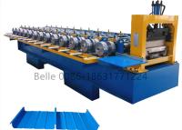 China Plc 6kw Standing Seam Roll Forming Machine Metal Roof Tile Making Panel for sale