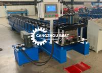 China Standing Seam Panel GI Roofing Sheet Roll Forming Machine for sale