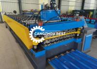China Metal Panel 0.8mm Roofing Sheet Roll Forming Machine For Gymnasiums for sale