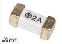 China 6125 2410 1808 Wire In Air Time Delay Surface Mount Fuse 250V 2A Slow Blow Lead Gold Plated for sale