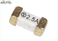 China 6125 2410 1808 Wire In Air Time Delay Surface Mount Fuse 250V 2A Slow Blow Lead Gold Plated for sale
