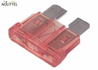 China 10A Red Medium Size ATC Auto Blade Fuse Plastic Housing Zinc Alloy 32V 58V for sale