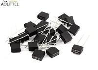 China 8.4x8.4x4mm Black Square Subminiature Quick-acting Fast Blow Micro Fuse 50mA-10A 300VAC for sale