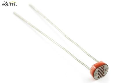 China 4mm CdS Photoconductive Photocell Photoresistor Light Sensor 540nm 150VDC for Camera Exposure for sale