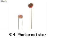 China 4mm CdS Photoconductive Photocell Photoresistor Light Sensor 540nm 150VDC for Camera Exposure for sale