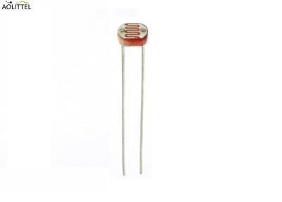 China Moisture Resistance 7mm Ceramic Plastic Encapsulated CdS Photoconductive Cell 150VDC 100mW Photoresistor Photo Sensor for sale