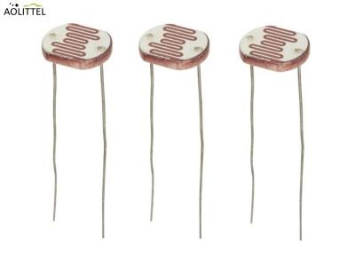 China Epoxy Coated Photocell 11mm Photoresistor Light Sensor GM11528 10-20 KOhm Light Resistance 200VDC for sale