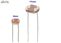 China Epoxy Coated Photocell 11mm Photoresistor Light Sensor GM11528 10-20 KOhm Light Resistance 200VDC for sale