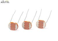 China 12mm Plastic Coated LDR Light Dependent Resistor GM12528 10-20K for Light Control for sale