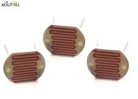 China 25mm Ceramic Photoresistor LDR 25528 Light Dependent Resistor 10-20K Light Resistance 500V for sale