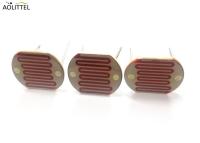 China 25mm Ceramic Photoresistor LDR 25528 Light Dependent Resistor 10-20K Light Resistance 500V for sale