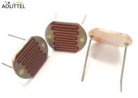 China 25mm Ceramic Photoresistor LDR 25528 Light Dependent Resistor 10-20K Light Resistance 500V for sale