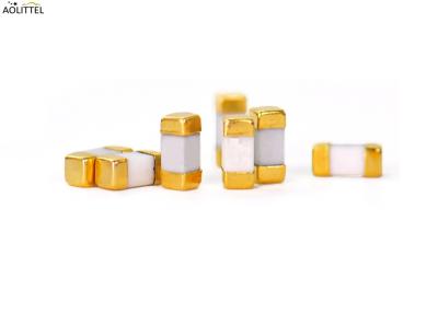 China 6.1x2.5x2.5mm Surface Mount Resettable Fuse 500mA 125VAC Ceramic Tube Body Time-Lag for sale