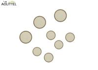 China 4.8mm Leadless Bare Disc NTC Thermistor 520 Ohm 10% 2850K for Automotive Temperature Sensor for sale