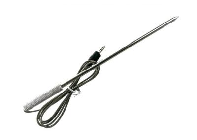 China Stainless Steel Meat Temperature Probe 100K 3950 NTC Sensor 1.85m with Audio Jack for Smoker iGrill for sale