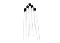 China MF52 Black Epoxy NTC Thermistor 3KOhm 3950 B25/50 for Miniature Temperature Sensor for sale