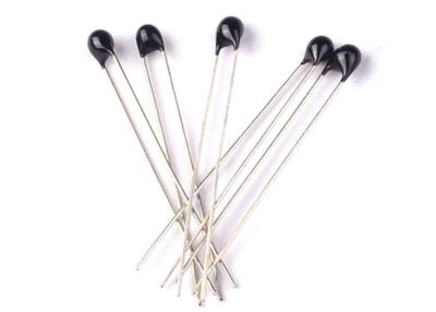 China MF52 Black Epoxy NTC Thermistor 3KOhm 3950 B25/50 for Miniature Temperature Sensor for sale