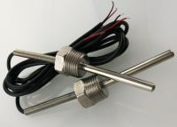 China 10K NTC Thermistor Temperature Sensor 1/2 NPT Thread 50mm Probe 1m Shielded Cable UL2464 for sale