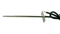 China Fridge Duct Micro Temperature Sensor 10K 3380 600mm Stainless Steel Flange Mount for Central Air Conditioning for sale