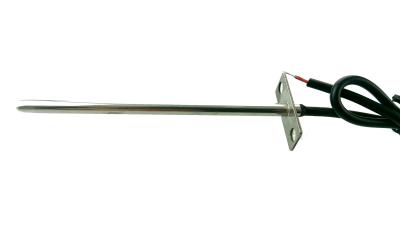 China Fridge Duct Micro Temperature Sensor 10K 3380 600mm Stainless Steel Flange Mount for Central Air Conditioning for sale