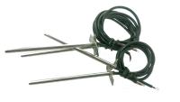 China Fridge Duct Micro Temperature Sensor 10K 3380 600mm Stainless Steel Flange Mount for Central Air Conditioning for sale