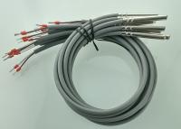 China RTD Class B PT100 Platinum Resistance Micro Temperature Sensor 2 Meter Length 6x50mm Stainless Steel 304 Housing for sale