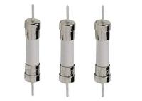 China 6.35x32mm Time Delay Ceramic Tube Fuse Link 10A 250V High Breaking Capacity 1000A Slow Blow for sale