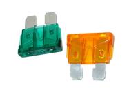China Plastic PA66 Encapsulation Fast Blow 19x5.2x19.2mm Auto Blade Fuse ATO 32V 60V 3Amp Violet for sale