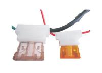 China Plastic PA66 Encapsulation Fast Blow 19x5.2x19.2mm Auto Blade Fuse ATO 32V 60V 3Amp Violet for sale