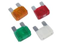 China Plastic PA66 Encapsulation Fast Blow 19x5.2x19.2mm Auto Blade Fuse ATO 32V 60V 3Amp Violet for sale