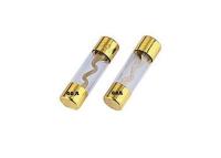 China AGU 10x38mm Glass Tube Auto Fuse 10-80A 32VDC Gold Plated for Car Audio Amplifier for sale