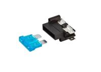 China Standard PCB Mount Quick Insert Nylon Stackable ATC ATO Auto Fuse Holder Block 1A-30A for sale