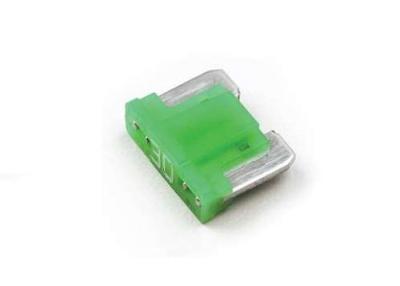 China Low Back Profile Micro Blade Fuse 30A 58V Green for Automotive Infiniti Subaru Acura Mazda for sale