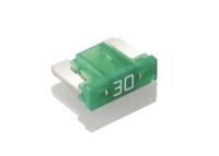 China Low Back Profile Micro Blade Fuse 30A 58V Green for Automotive Infiniti Subaru Acura Mazda for sale