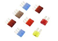 China Ultra-Small Automotive Blade Fuse 32V 10A Red Narrow Foot for Ford Tap Adapter Mini Fuse Holder for sale