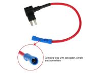 China Micro2 Micro II ATA Add A Circuit 32V 15A Inline Car Truck Mini Auto Fuse Holder UL1015 16AWG Red for sale