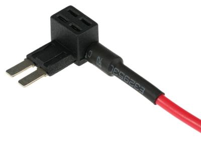 China Micro2 Micro II ATA Add A Circuit 32V 15A Inline Car Truck Mini Auto Fuse Holder UL1015 16AWG Red for sale
