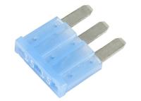 China Micro3 3 Pin Mini Blade Fuse 5A 7.5A 10A 15A 32V 2 Way Automotive Car Boat Fuse Tap Holder for sale