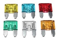 China ISO8820-3 Standard BFMN-1225 Automotive ATM Mini Blade Fuse 25A 32V Natural 11mm for sale