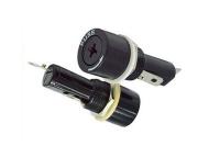China Slotted Cap Fingergrip Shock-Safe Vertical Mount PCB Fuse Holder 10A 250VAC for 5x20mm Fuse for sale